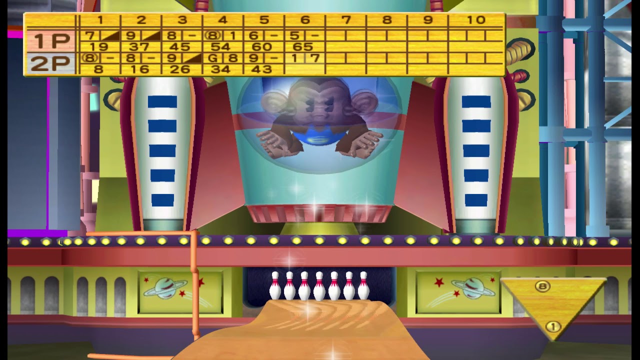 Super Monkey Ball 2 Bowling pt 2 (CRAZY LANES) - YouTube