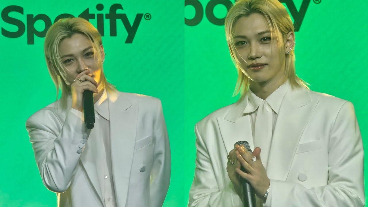 StrayKids Felix At Naver Spotify Campaign Event in Seoul Today 2025 ...