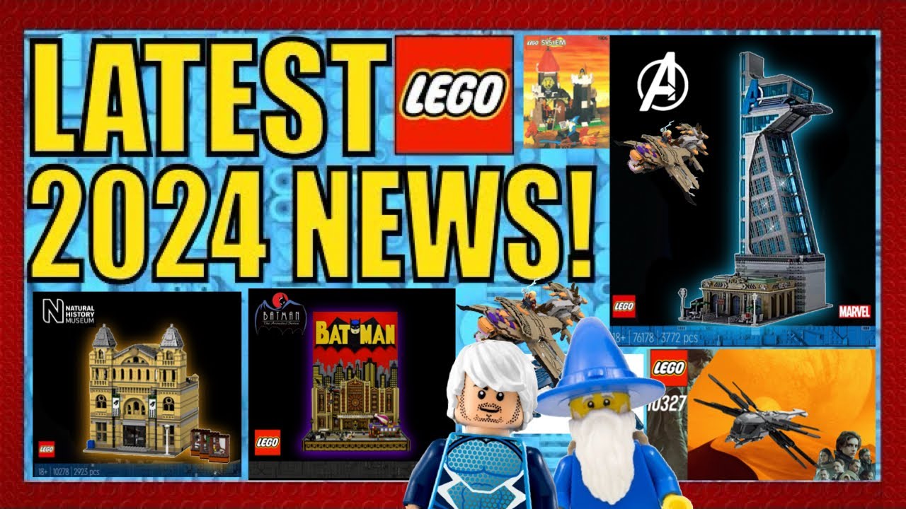 LATEST LEGO NEWS! Marvel, DC, Icons, Promos + MORE! - YouTube