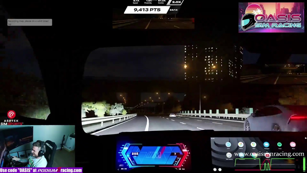 Sim Racing in a full motion rig!!! - YouTube