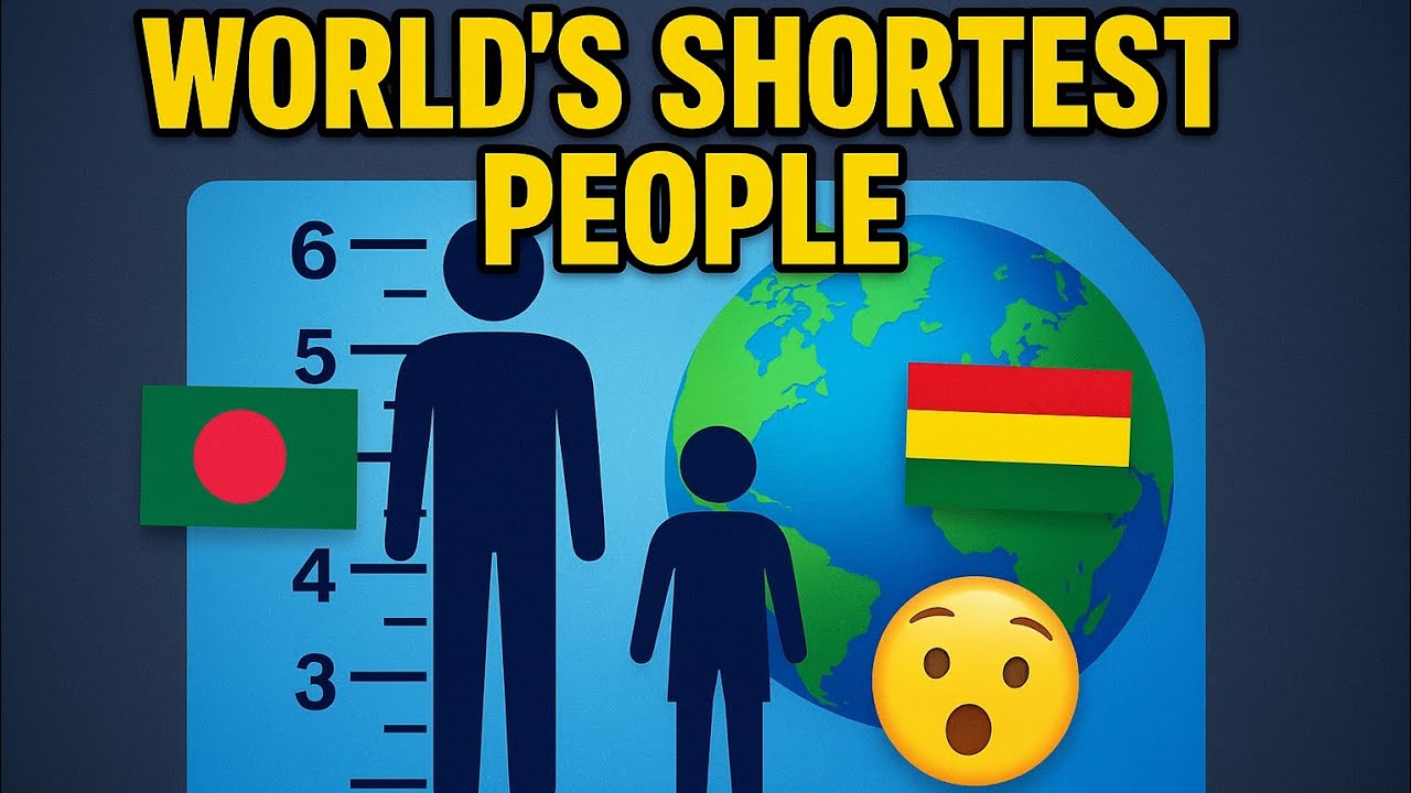 Top 10 Shortest People by Country | Global Ranking - YouTube