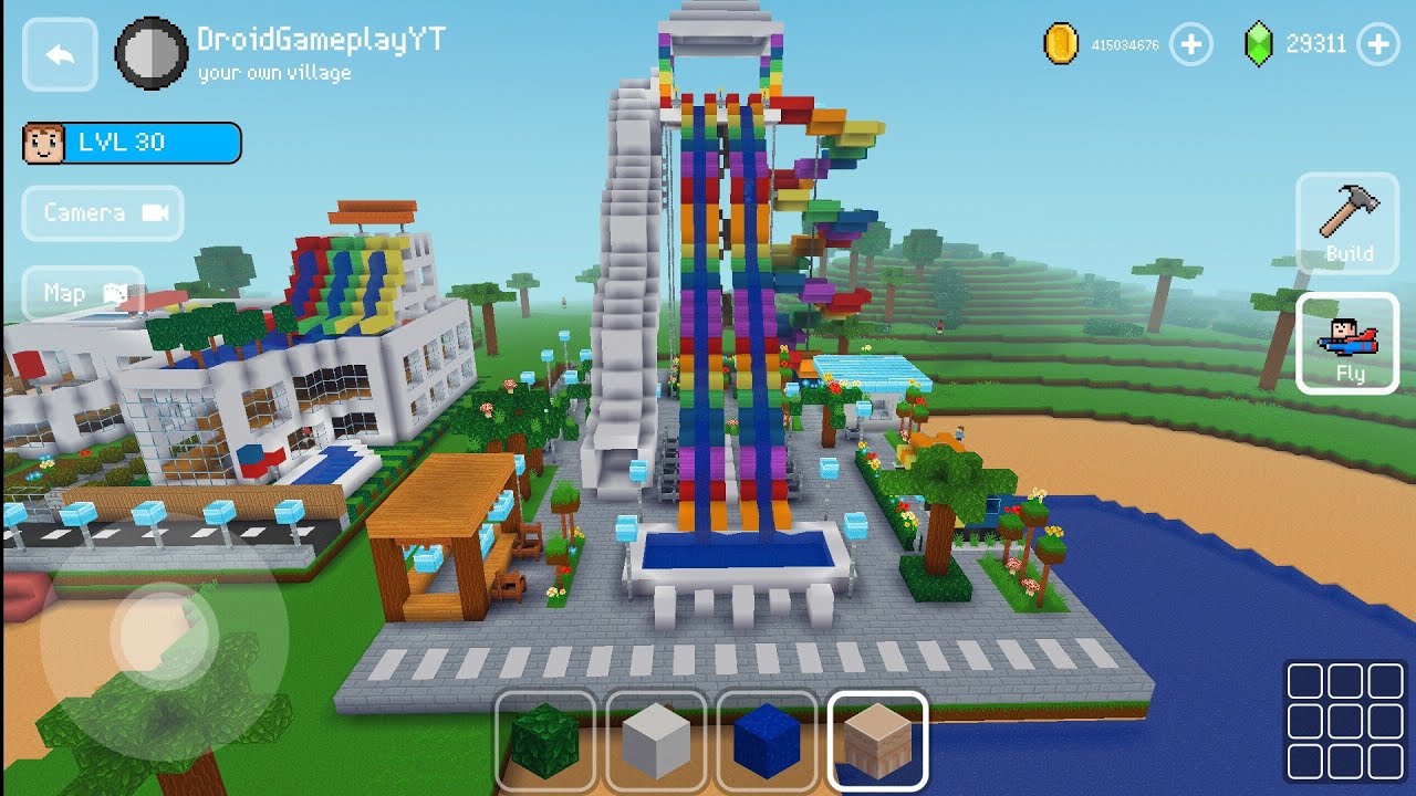 Water Park - Block Craft 3d: Building Game - YouTube
