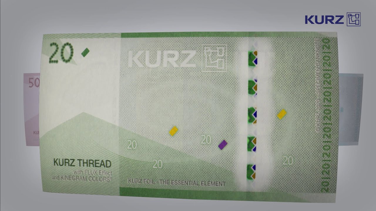KURZ THREADS with FLUX Effect and KINEGRAM COLORS® - YouTube