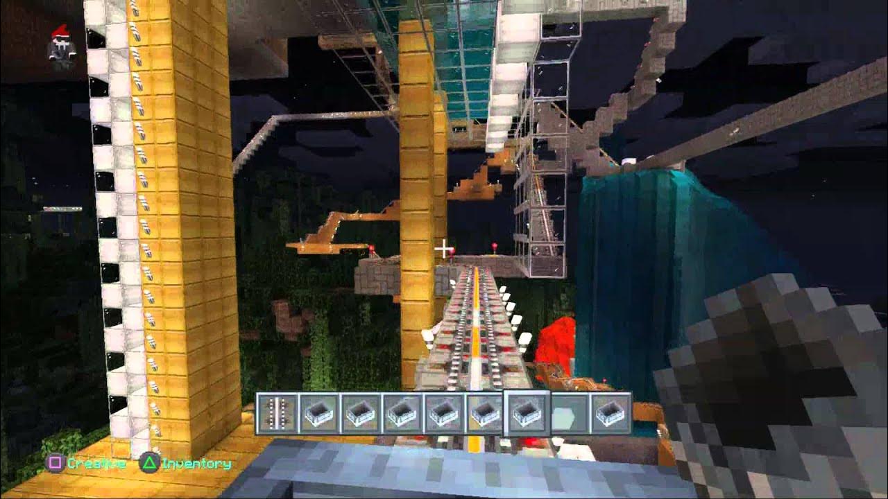 Minecraft For PS3 Roller Coaster Made By Schaphter, NameCantFit ...