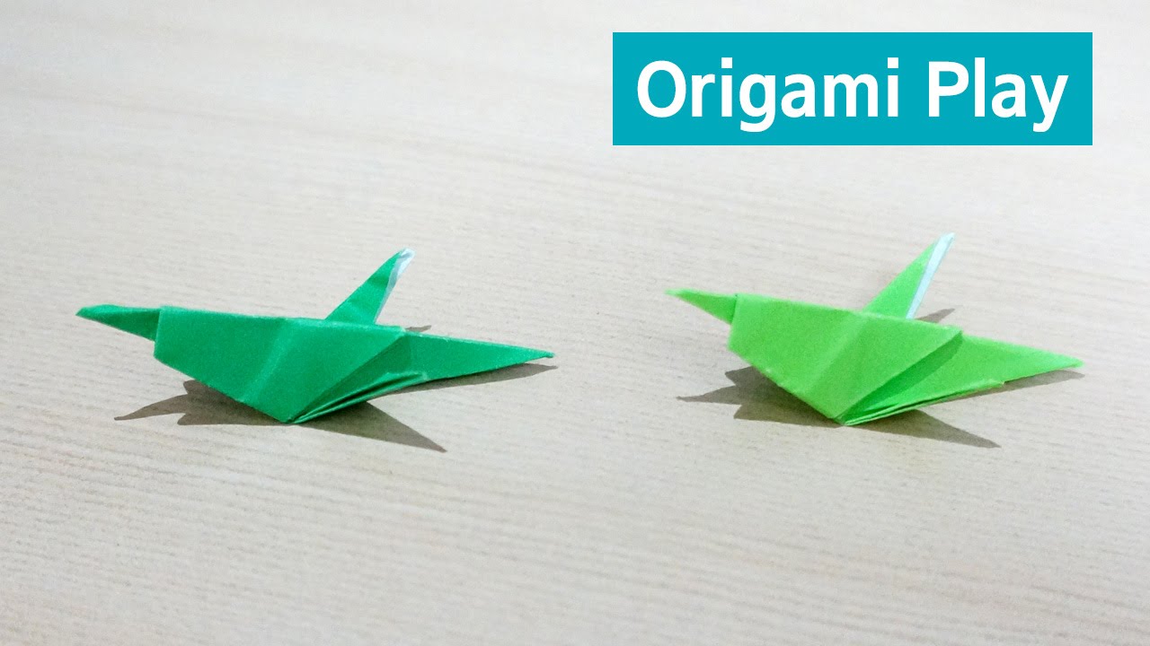 종이접기 곤충접기 메뚜기접기 How to Make a locust (grasshopper) - YouTube