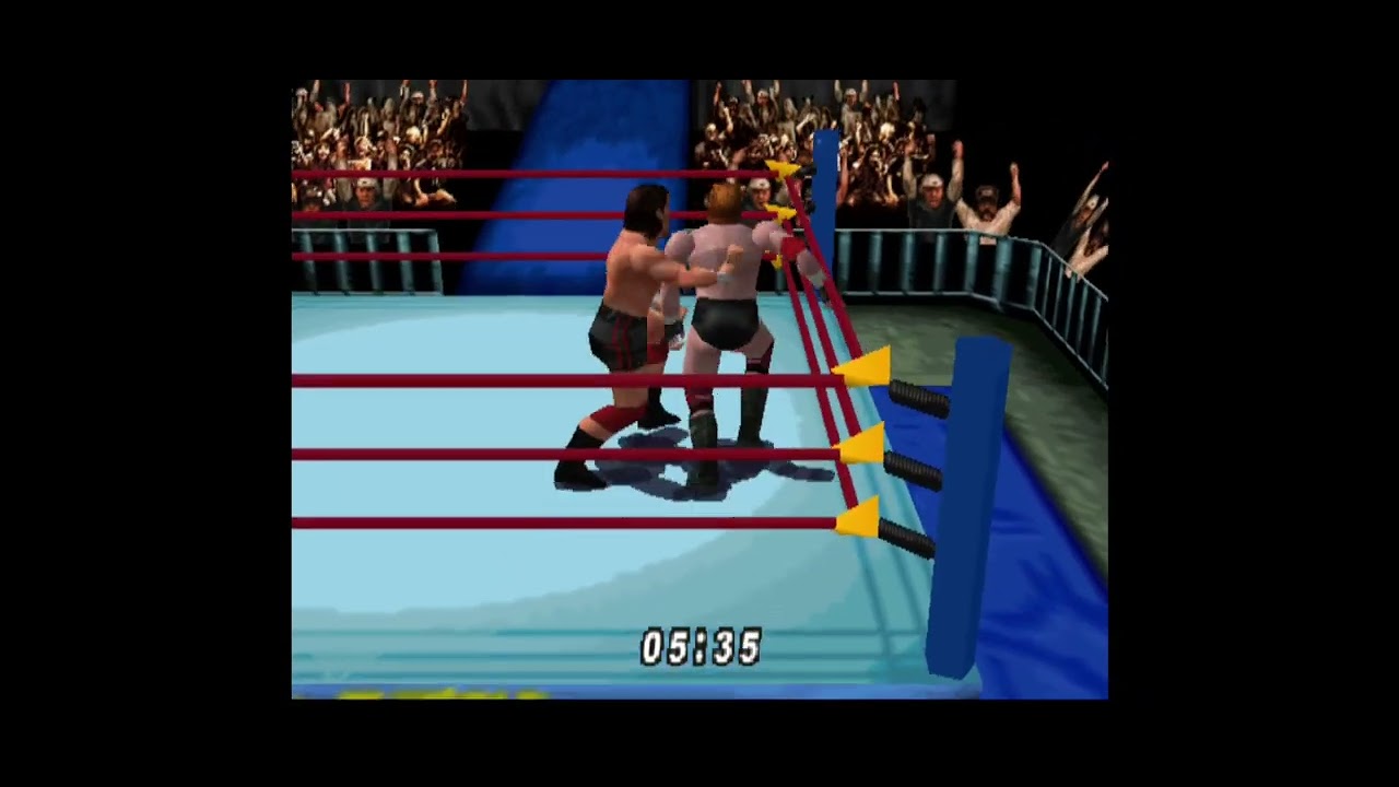 Mean Mark vs El Gigante - WCW Saturday Night romhack CAW DLC preview ...
