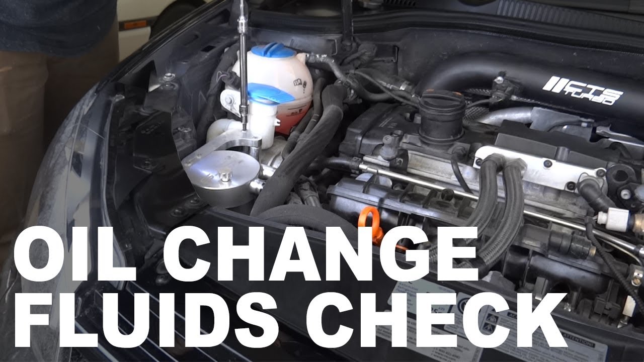VW Golf R Oil Change & Coolant, Washer and Catch Can Fluids! - YouTube