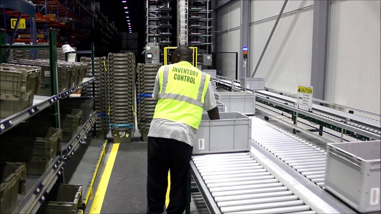 Dematic Goods to Person Picking at Associated Grocers of New England - YouTube