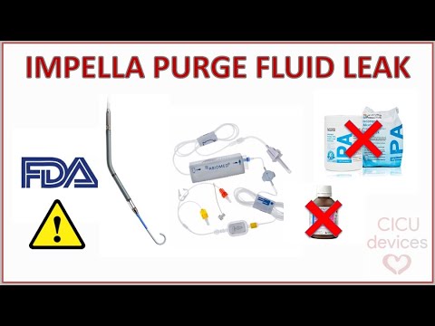 ⚠️ IMPELLA PURGE FLUID LEAKS AND NEW 5.5 DESIGN, SAFETY ALERT 23-05 ...