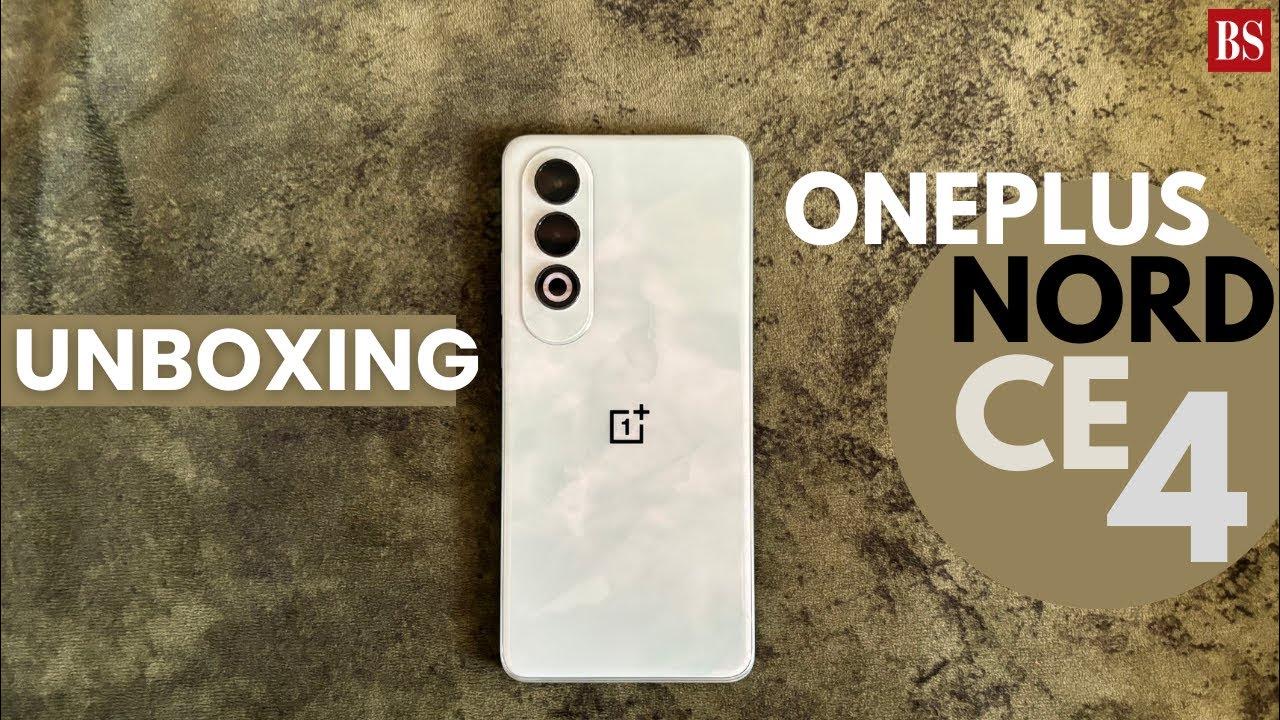 OnePlus Nord CE4| Unboxing and Hands-on | Celadon Marble colour variant - YouTube