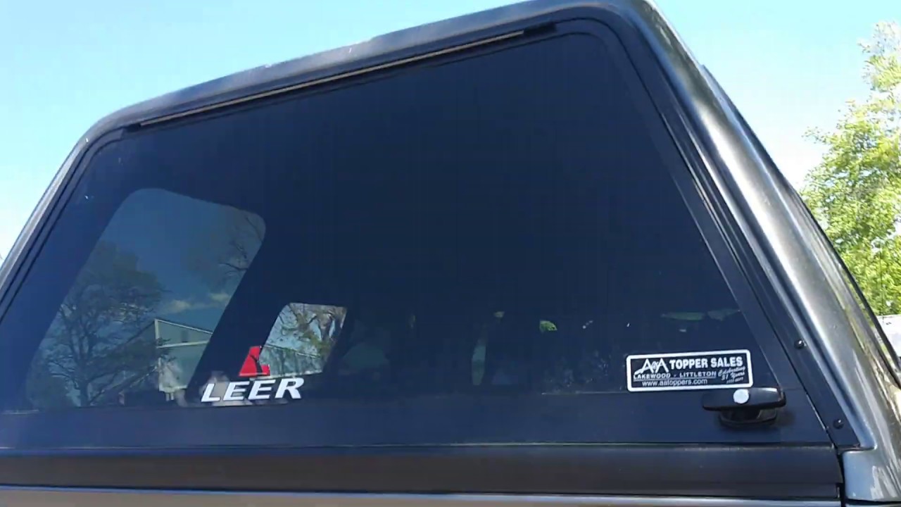 Leer 122 truck topper - YouTube