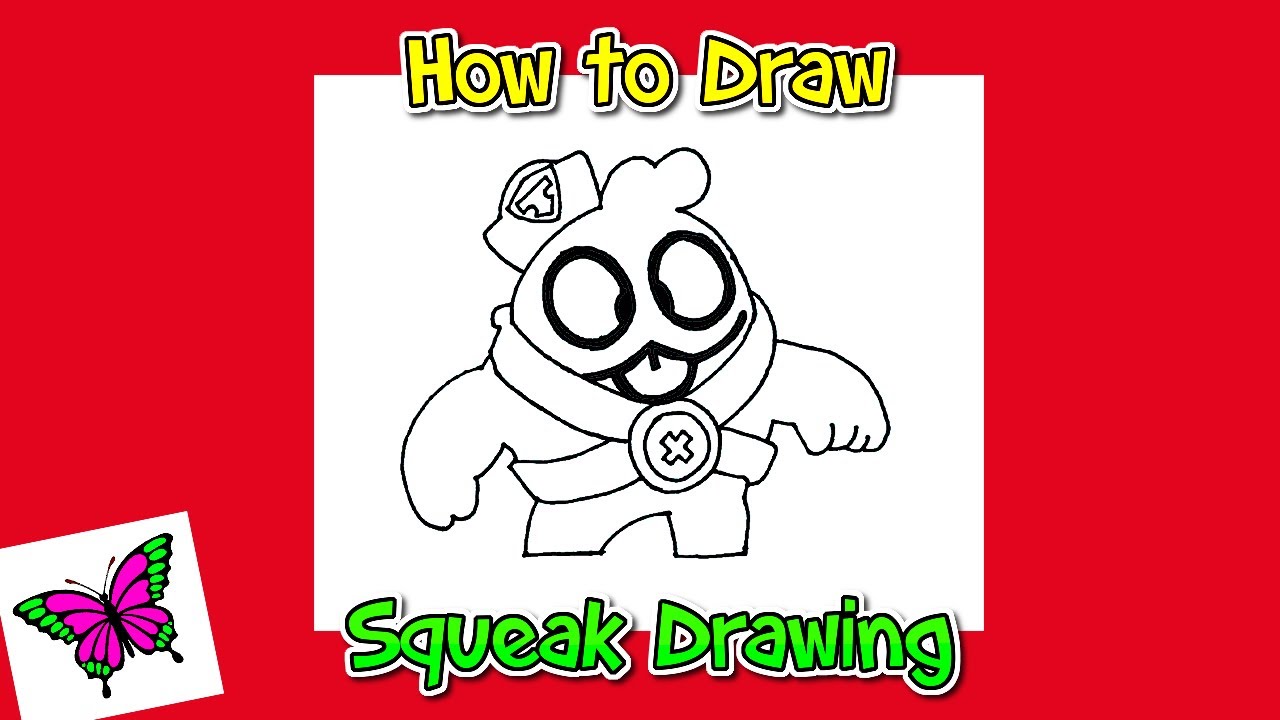 How to Draw Brawl Stars Characters - Squeak Drawing - YouTube