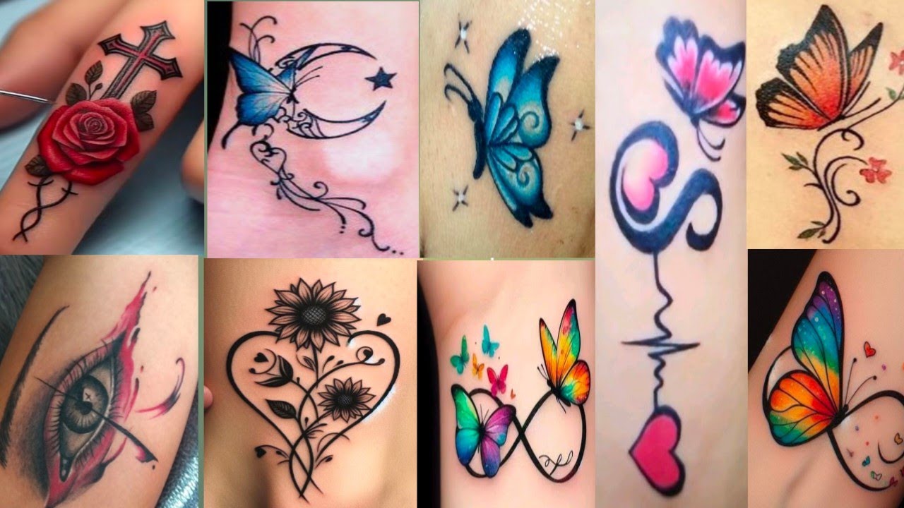 Beautiful tattoo designs 💞/Trending and Lestest tattoo designs 💞 - YouTube