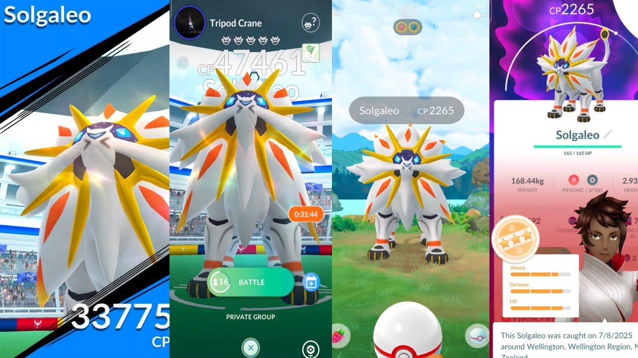 Solgaleo Pokemon Go Raid #pokemongo #pokemon #solgaleo - YouTube