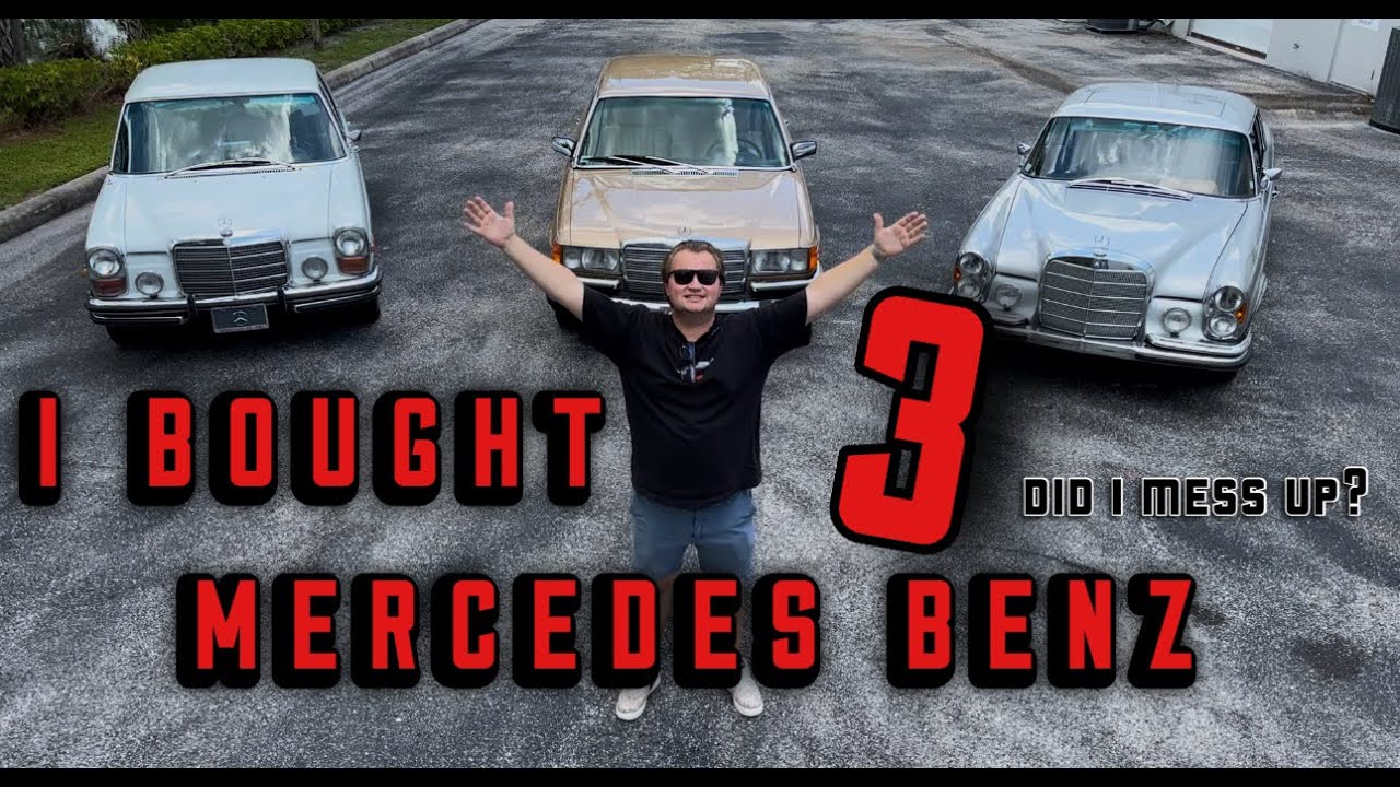 I BOUGHT THREE MERCEDES BENZ IN ONE DAY - YouTube