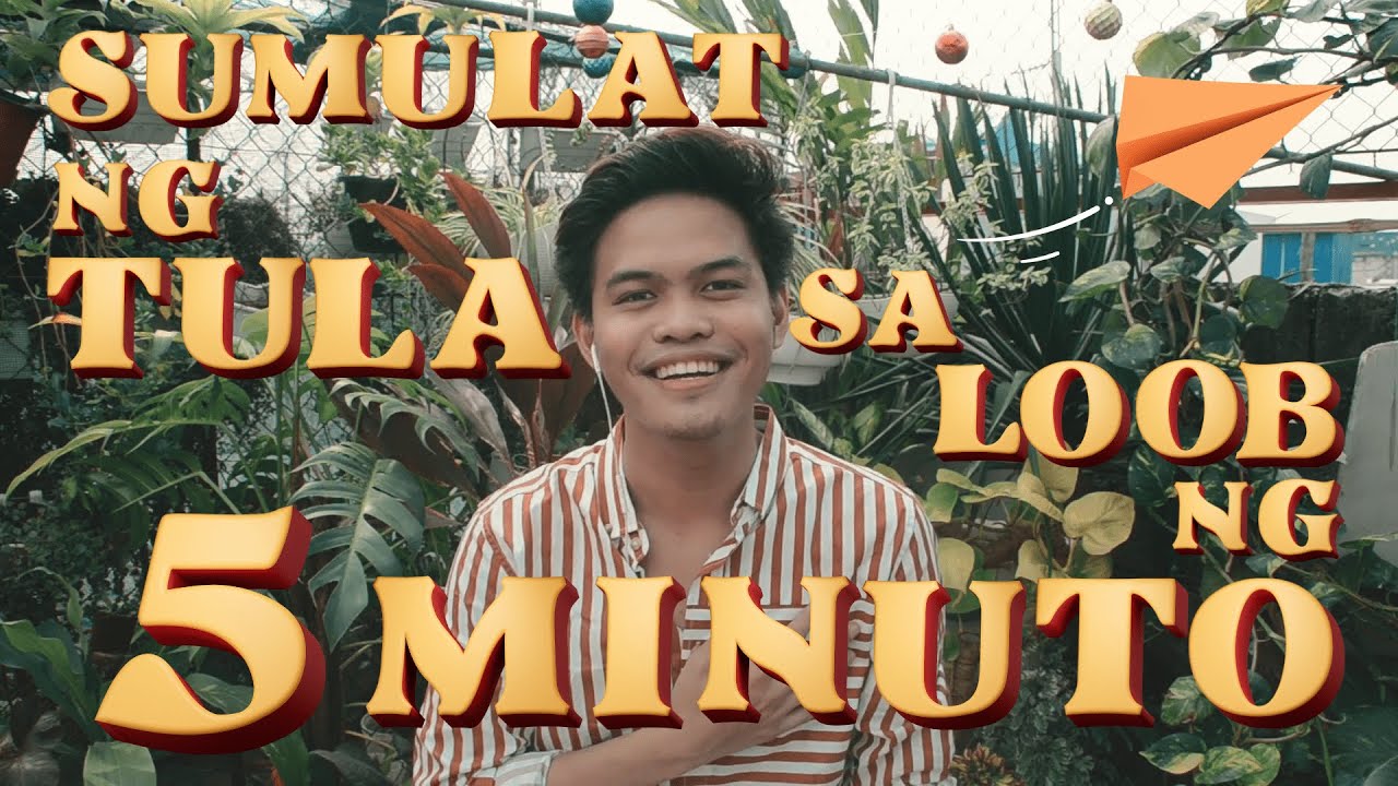 Paano Sumulat ng TULA sa Loob lang ng LIMANG MINUTO? | Gawa ni Kahel ...