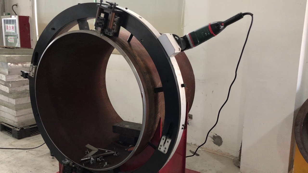 42"-48" Electric operated Pipe Cutting and Beveling Machine with O.D ...