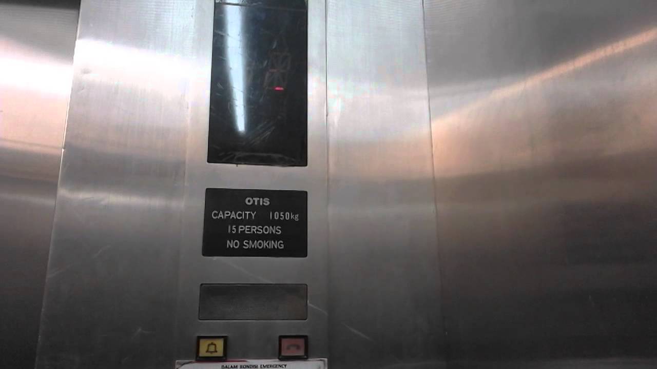 Original Old OTIS Traction Service Lift at Mayapada Tower 2, Jakarta ...