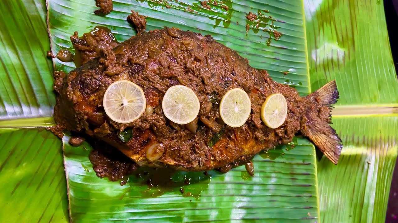 KERALA STYLE MEEN POLLICHATHU | South Indian food | #keralafood #shorts ...