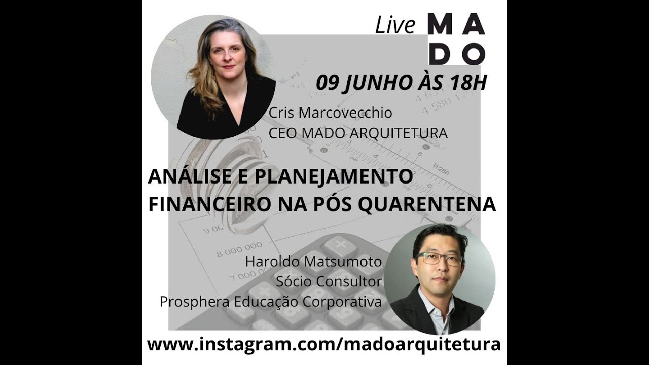 MADO NA LIVE 2: Análise e Planejamento na Pós Quarentena (parte 2) 09 ...