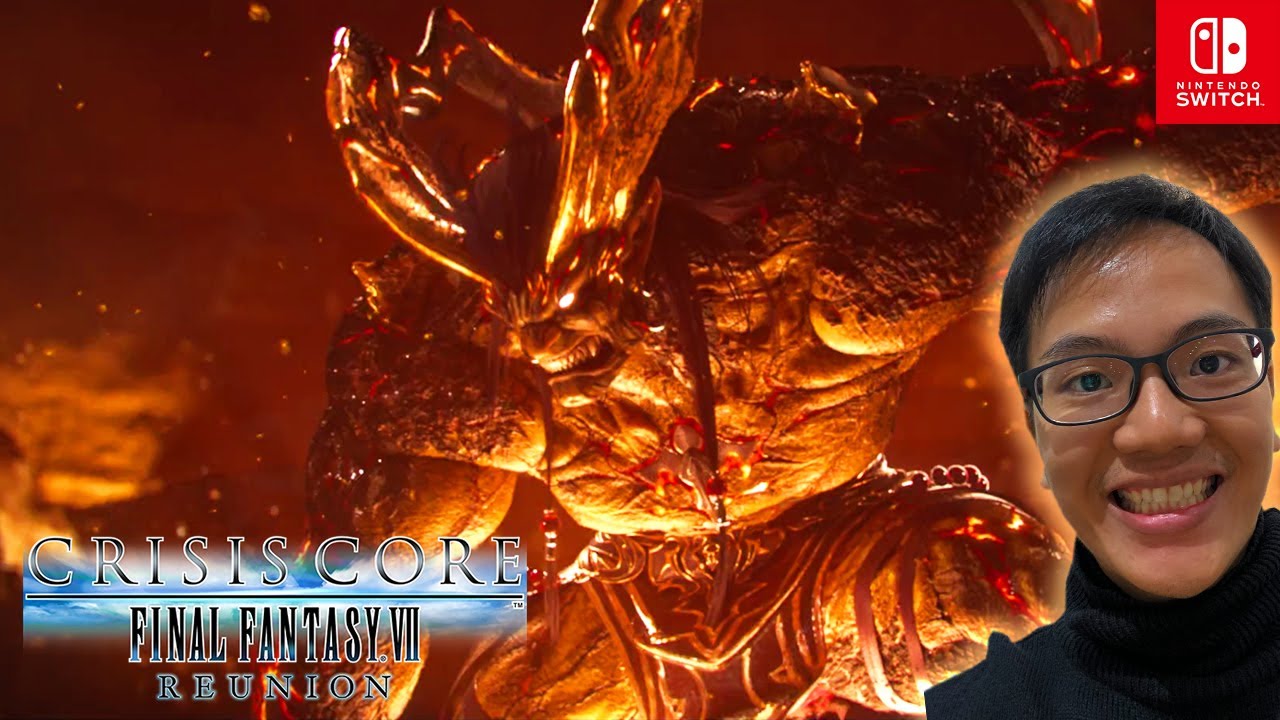 IFRIT BOSS FIGHT Crisis Core Final Fantasy VII Reunion - YouTube