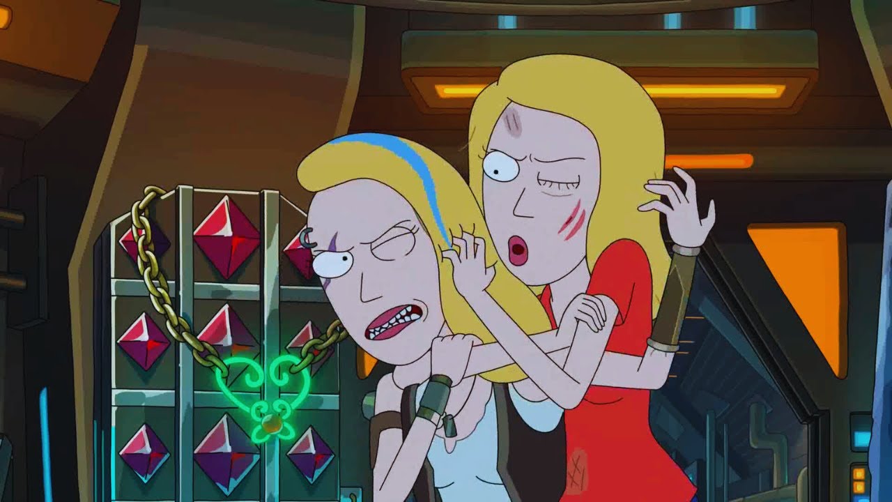 Memory Beth KILLS Space Beth | Rick And Morty Season 8 Episode 10 ...