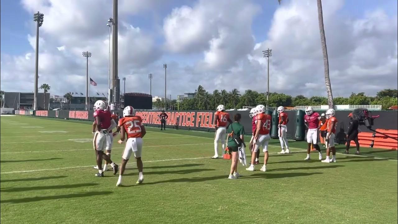 Miami Hurricanes Wr Drills April 6 Youtube
