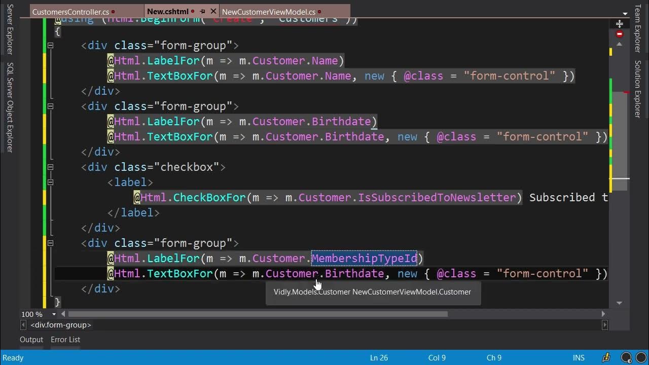 ASP.NET #37 - Drop down Lists [By Mosh Hamedani] - YouTube