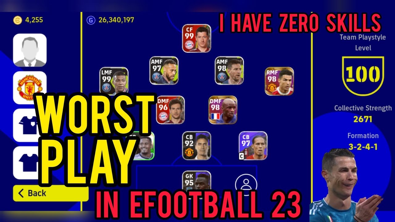 i suck... 🥲 3241 Formation eFootball 2023 Best Formations | PES 2023 ...