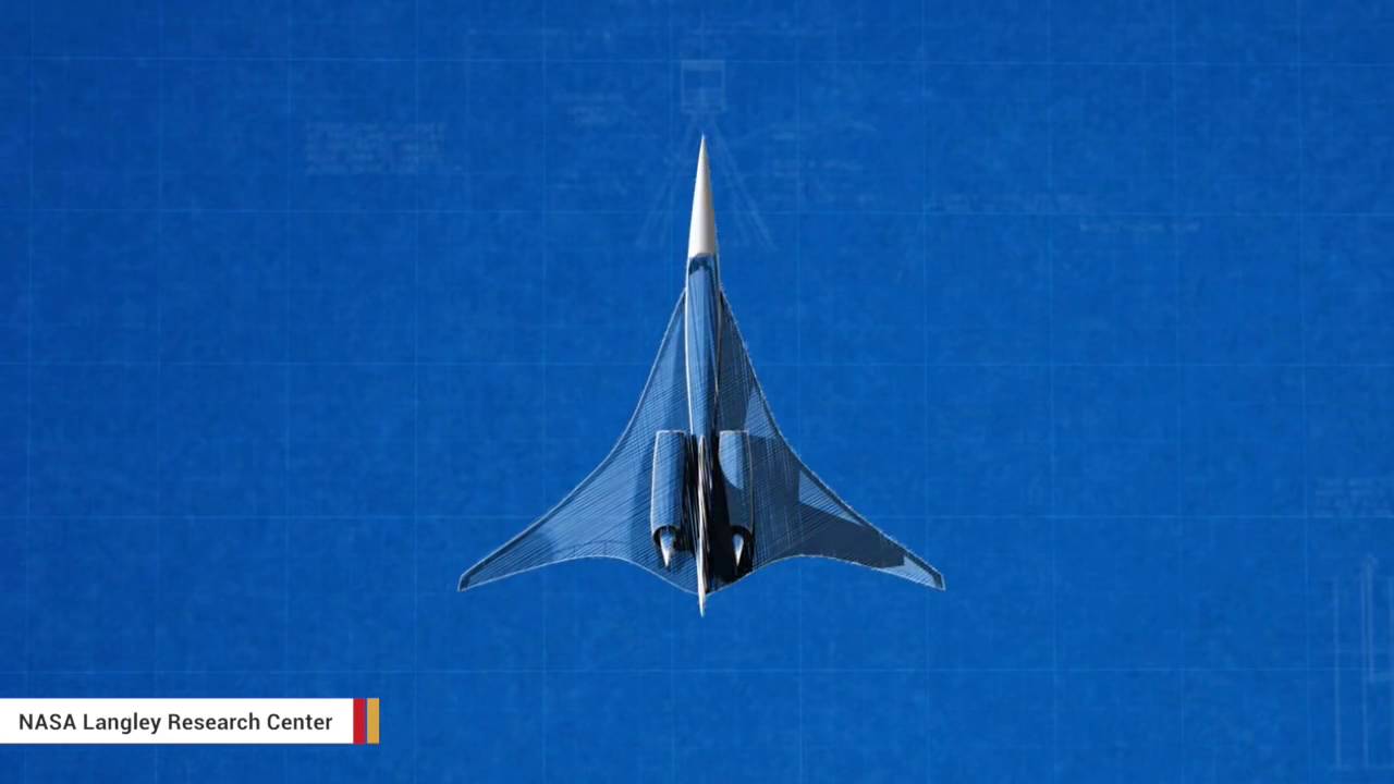 NASA Is Developing Next Generation Of Supersonic Passenger Jet - YouTube