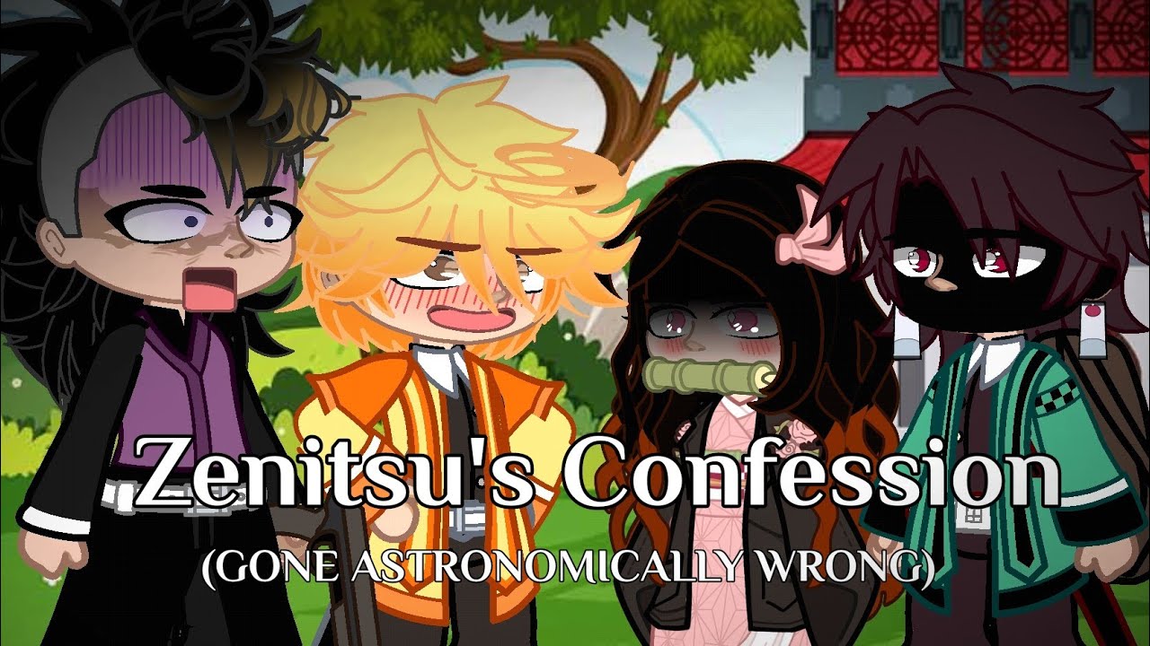 Zenitsu Confesses To Nezuko 😱‼️ (GONE ASTRONOMICALLY WRONG💀💀) ``glm ...