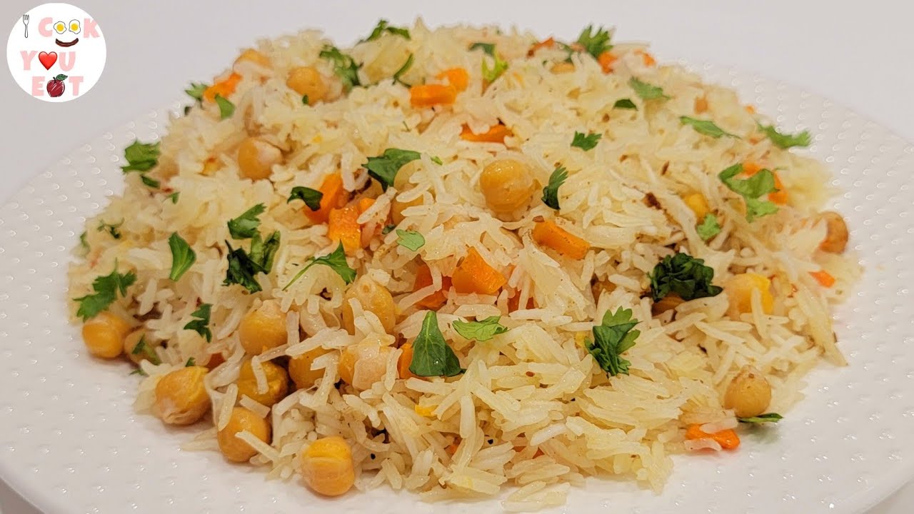 Afghan Chickpea Pulao / Chana Pulao Rice Recipe By I Cook You Eat - YouTube