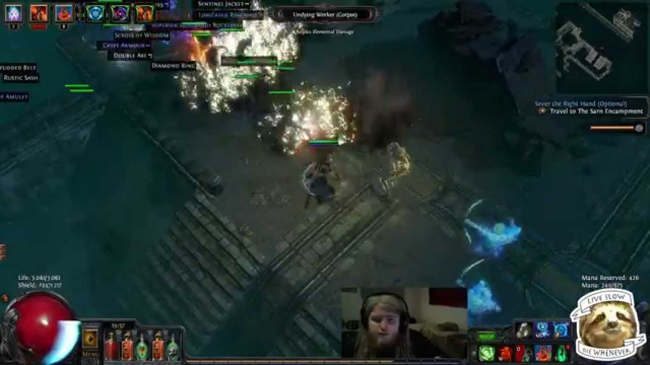 herpsderpsanon Summoner build in the PoE Awakening Closed Beta! - YouTube