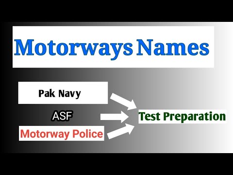 Motorways Name for Navy, ASF, Motorway Police test - YouTube