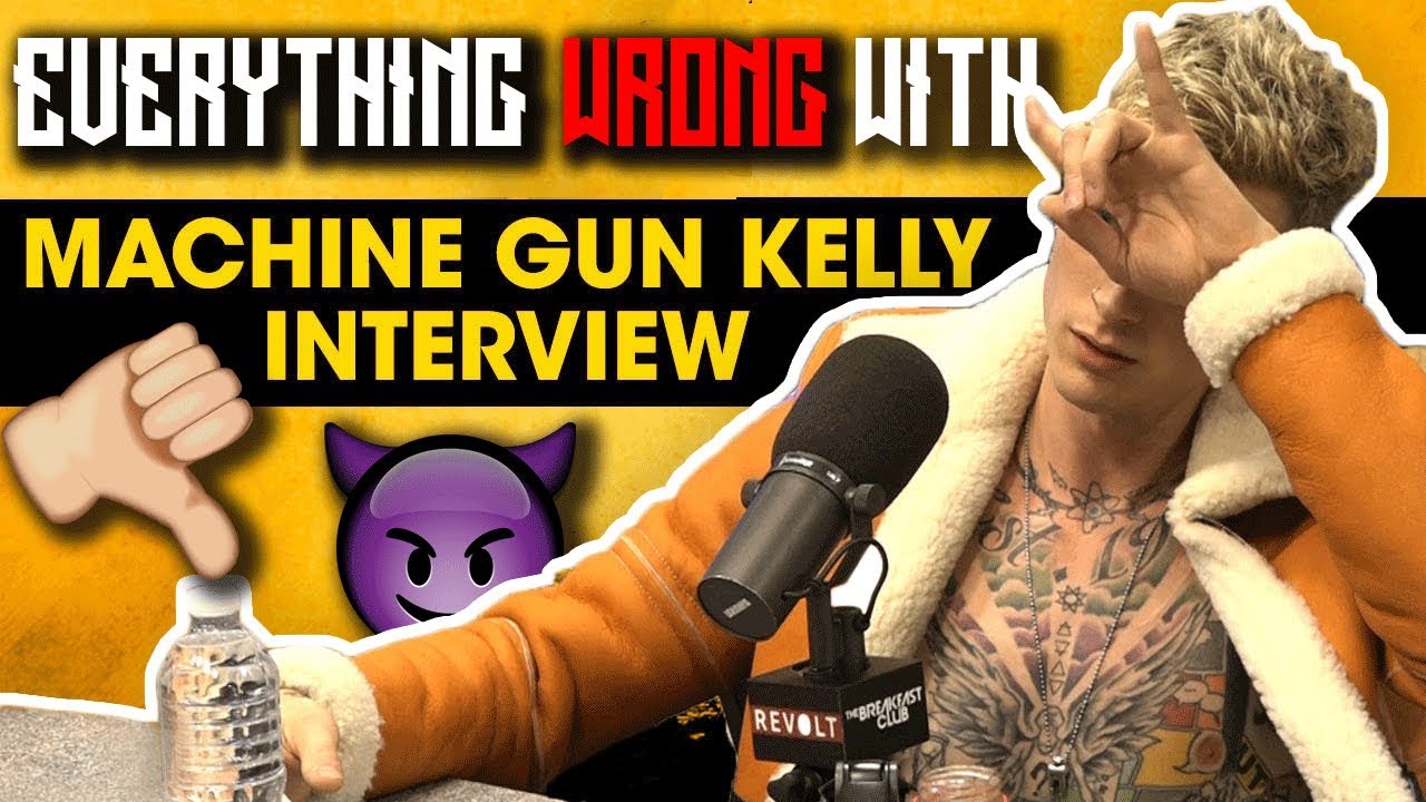 Everything Wrong With Machine Gun Kelly's Breakfast Club Interview ...