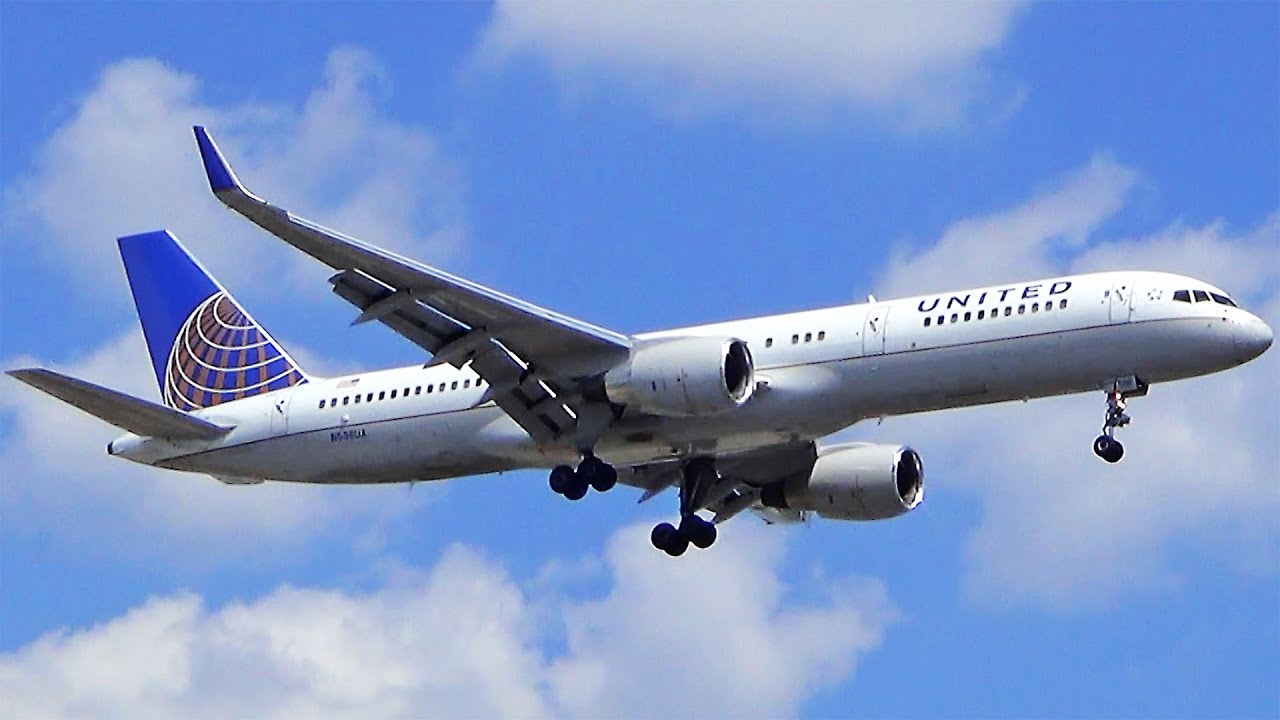 Newark Spotting Compilation #4 - UNITED 757 PARADE! Boeing 757-200 ...