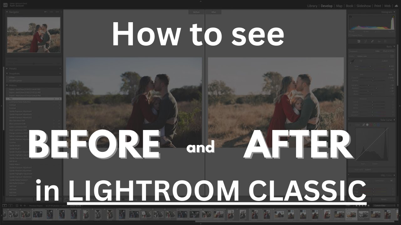 How-to-See BEFORE and AFTER in Lightroom Classic Tutorial - YouTube