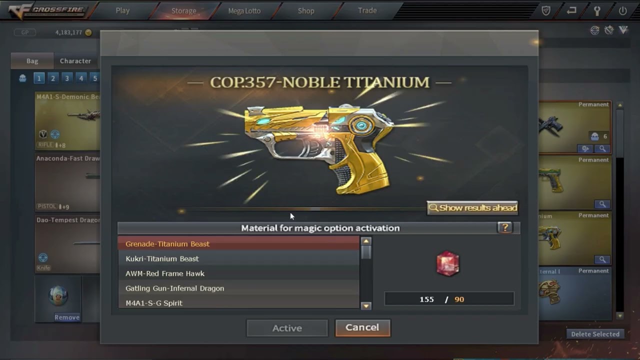 VIP UPGRADING TITANIUM BEAST NOBLE GOLD WEAPONS |CrossFire Philippines ...