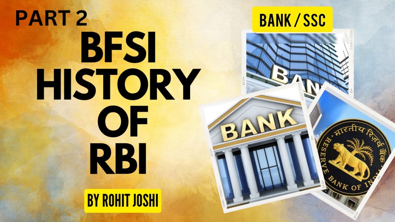 History Of RBI / RBI ACT 1934 / History Of Indian Banking / RBI SBI RRB ...