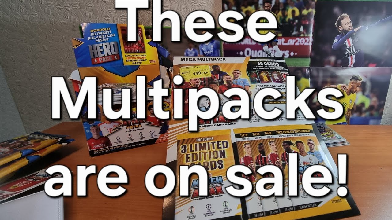 This is my first Look at a 2024/25 Match Attax Multipack. - YouTube