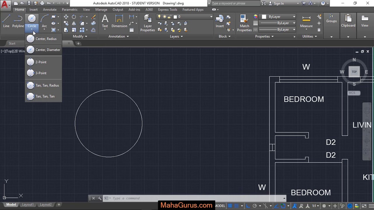 How To Make A Circle In AutoCAD AutoCAD Circle In Hindi YouTube How To Make A Circle In AutoCAD AutoCAD Circle In Hindi YouTube