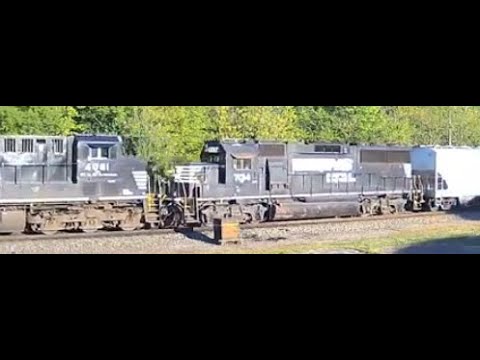 AWESOME GP60 7134 trails NS 135 Newton, NC Railcam 4/27/20!!! - YouTube