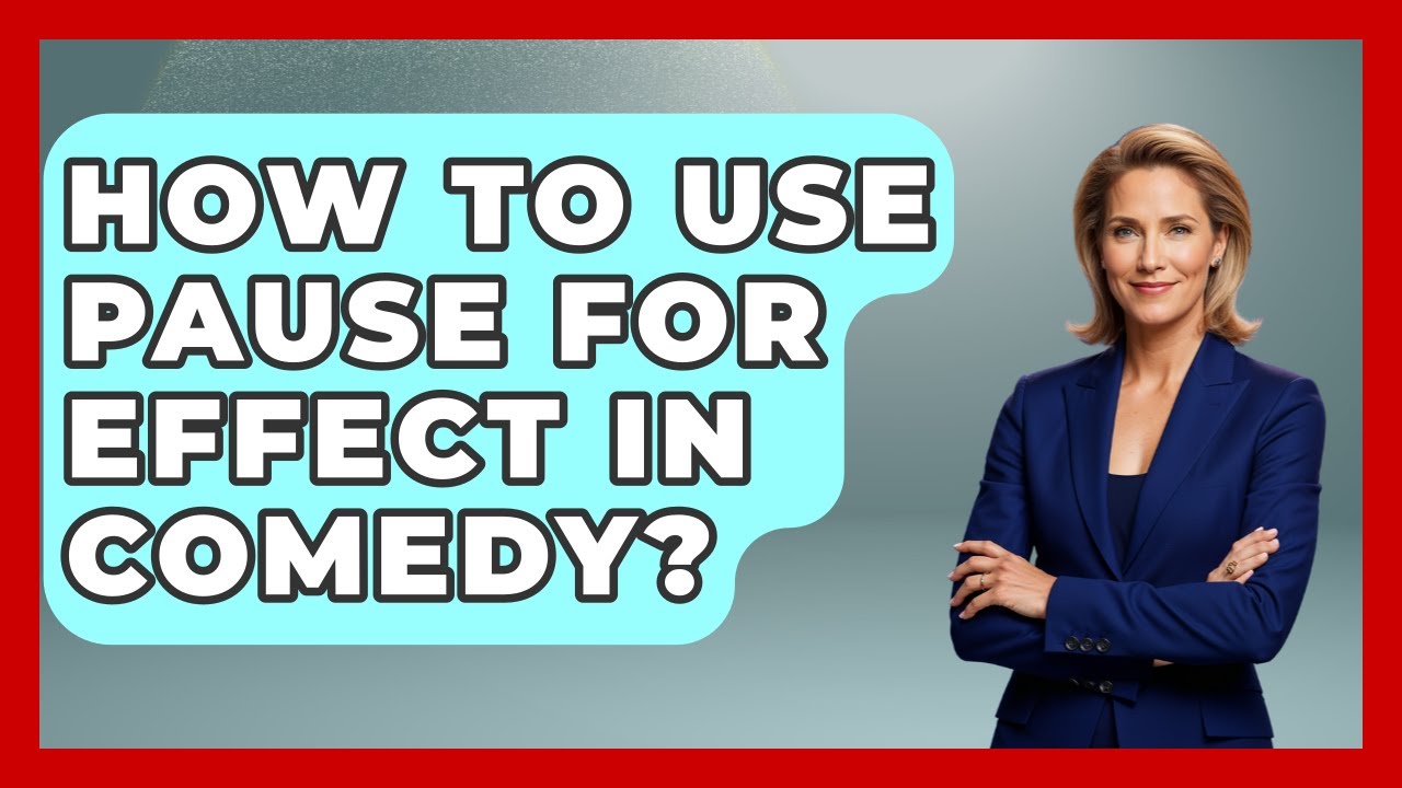 How To Use Pause For Effect In Comedy? - Open Mic Manual - YouTube