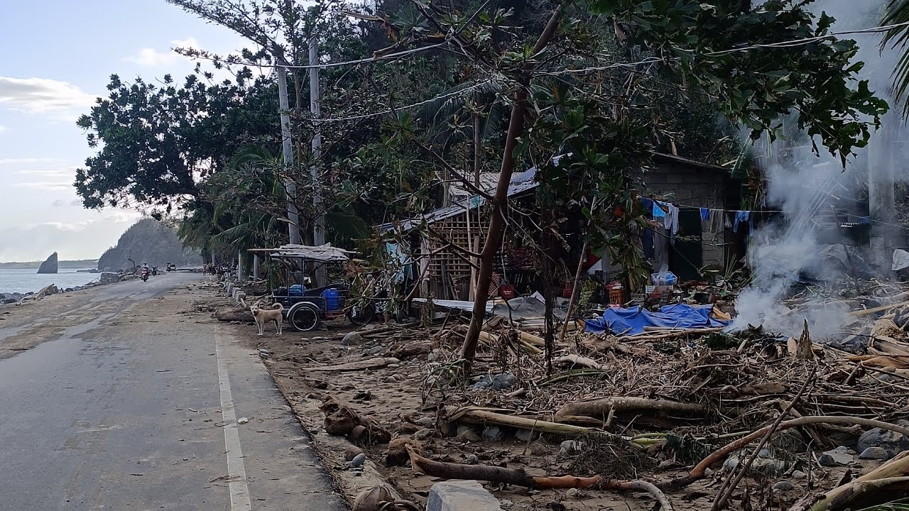 Pinsala ni bagyong pepito sa Dipaculao, Aurora.(Ampere at Ditale) - YouTube