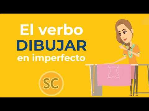 Learn how to conjugate the verb to draw in imperfect tense #dibujar # ...