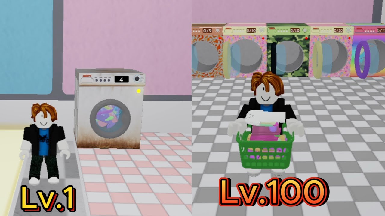 มาเปิดร้านซักผ้ากันฮ่ะ : ROBLOX Laundry Simulator - YouTube