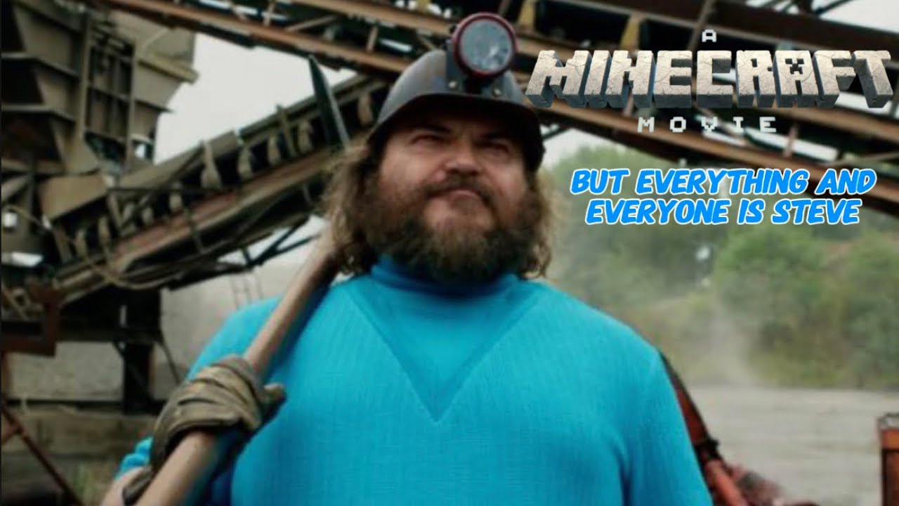 A Minecraft Movie But Everything And Everyone Is Steve - YouTube