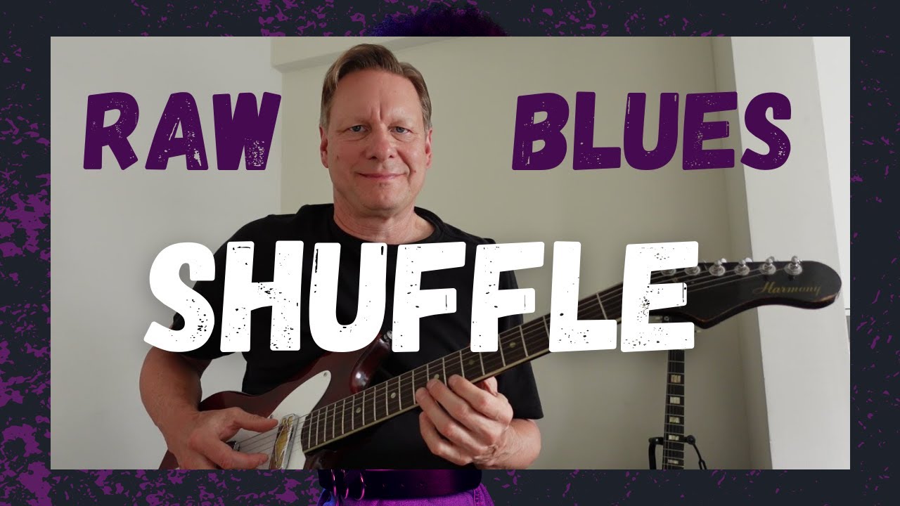 Raw Electric Blues Shuffle Guitar Lesson | Step-by-Step Blues Tutorial ...