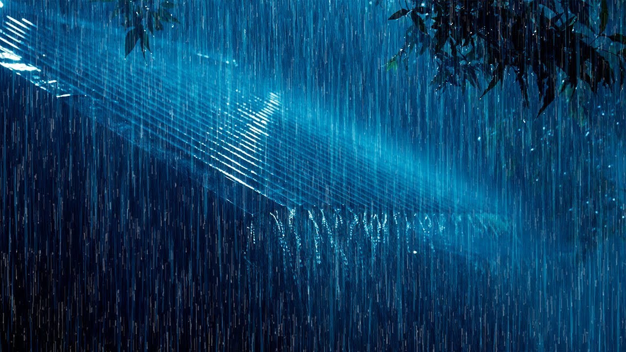 Midnight Thunderstorm Rain Sounds | ASMR for Deep Night Sleep and Inner ...