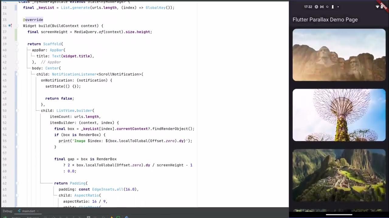#Flutter x #parallax #shorts - YouTube